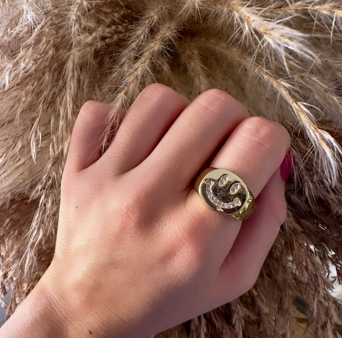 Smiley ring – acocciajewelry